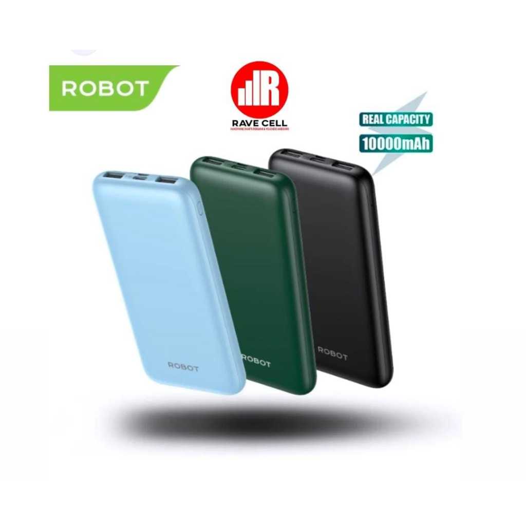 Jual Powerbank ROBOT RT12 10.000mAh 2 Input + 2 Output ORIGINAL Garansi ...
