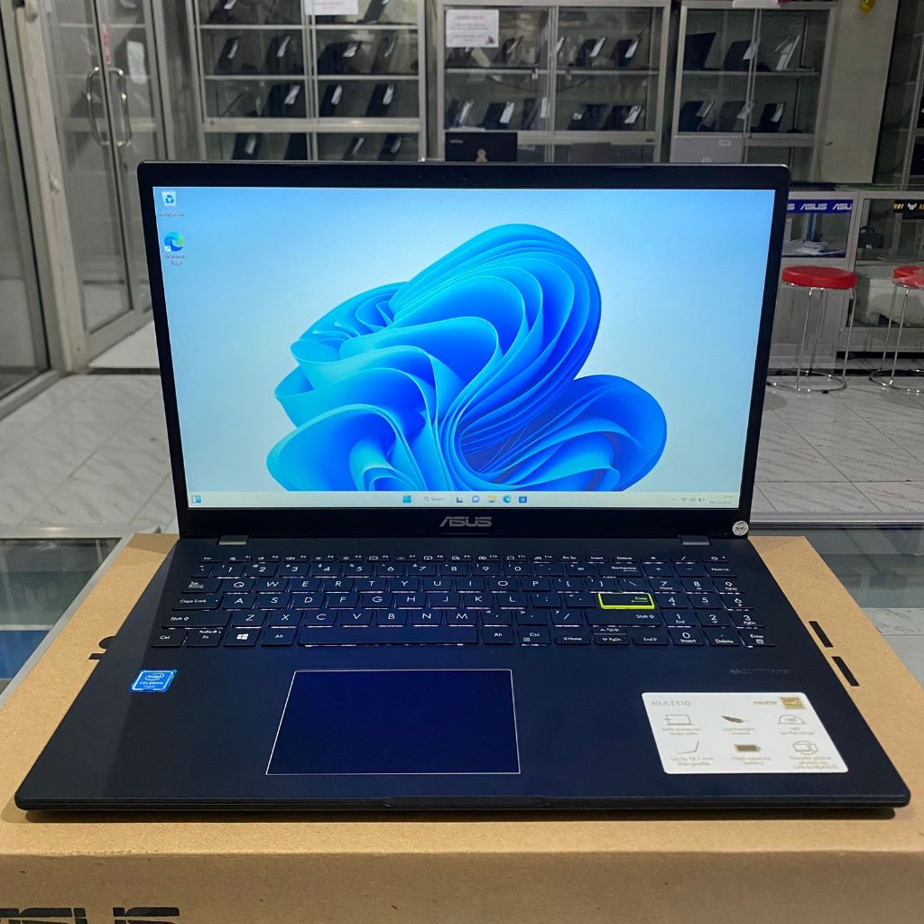Jual New ASUS E510MA Blue Celeron N4020 4GB 128GB 15,6" FHD Win+OHS 11 ...