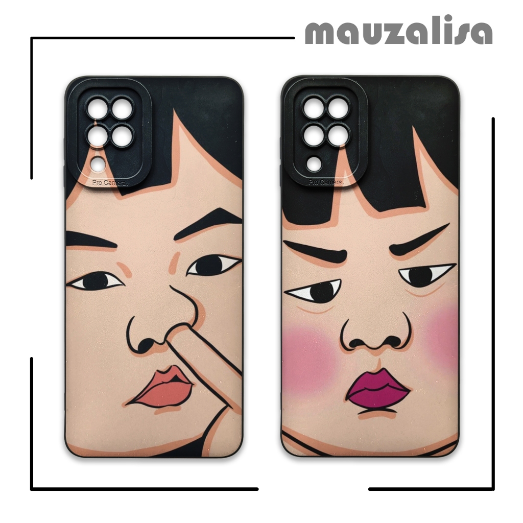 Jual Softcase Samsung A12 M12 Gambar Muka Gemoy - Casing Silikon Tpu ...