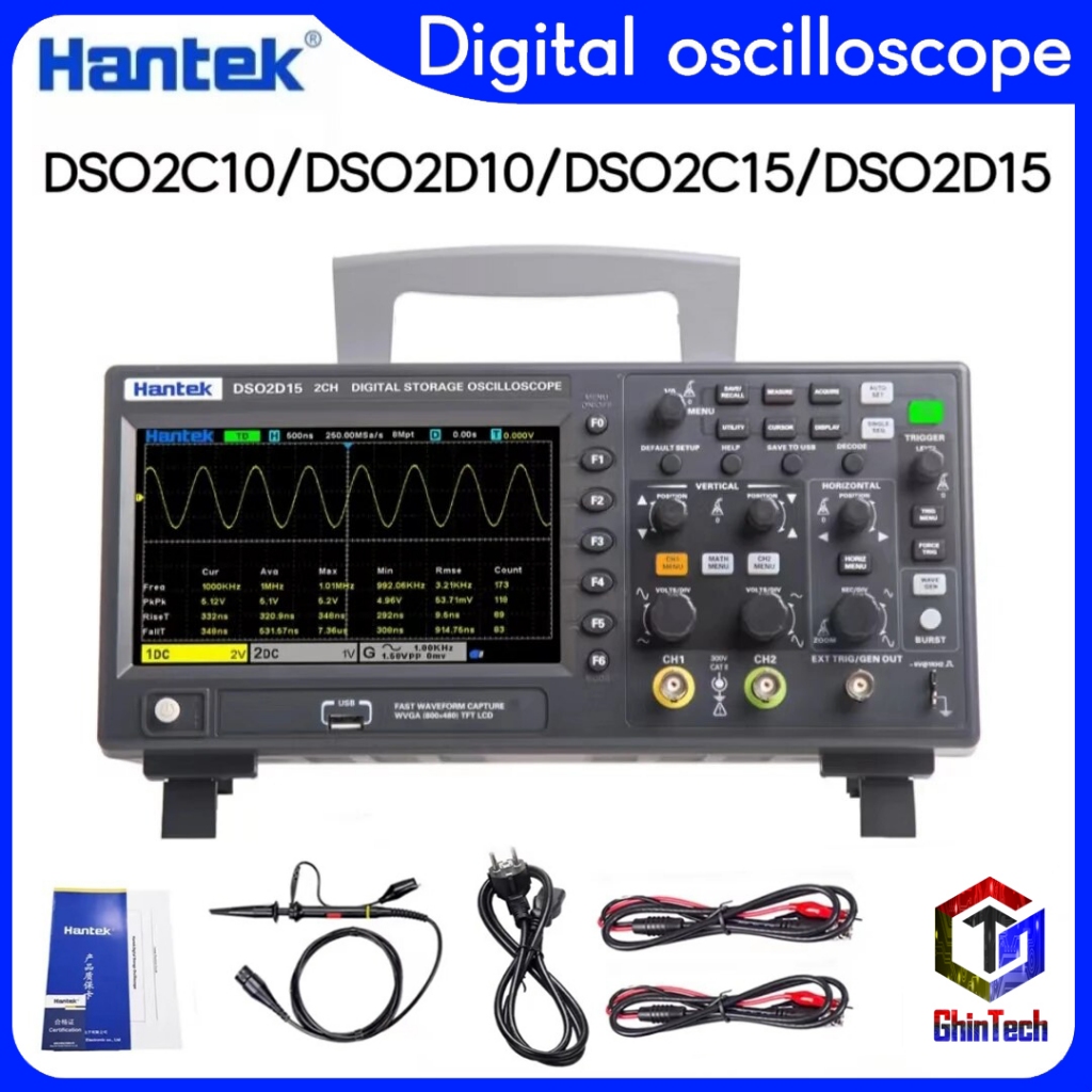 Jual HanTek Osiloskop Digital DSO2D15 DSO2D10 Osiloskop USB DSO 2D15 ...