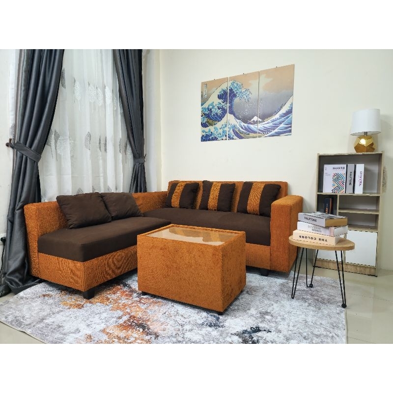 Jual GRATIS ONGKIR JABODETABEK ! SOFA L MINIMALIS BUSA SUPER ! EMPUK ...