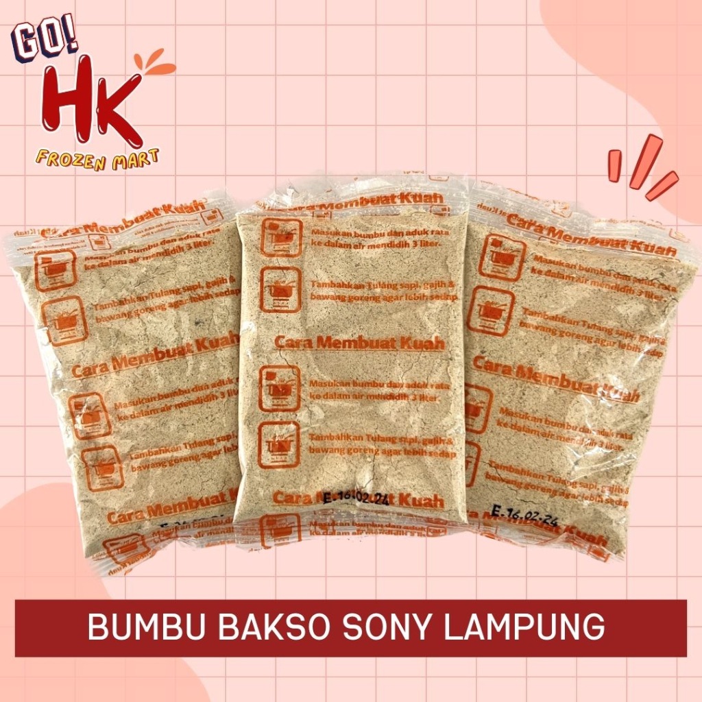 Jual Bumbu Bakso Son Hj Sony Asli Lampung | baso soni bumbu kering siap ...