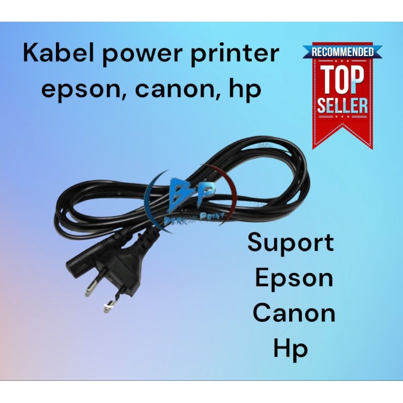 Jual Kabel power printer epson, canon,Hp/kabel listrik printer epson ...