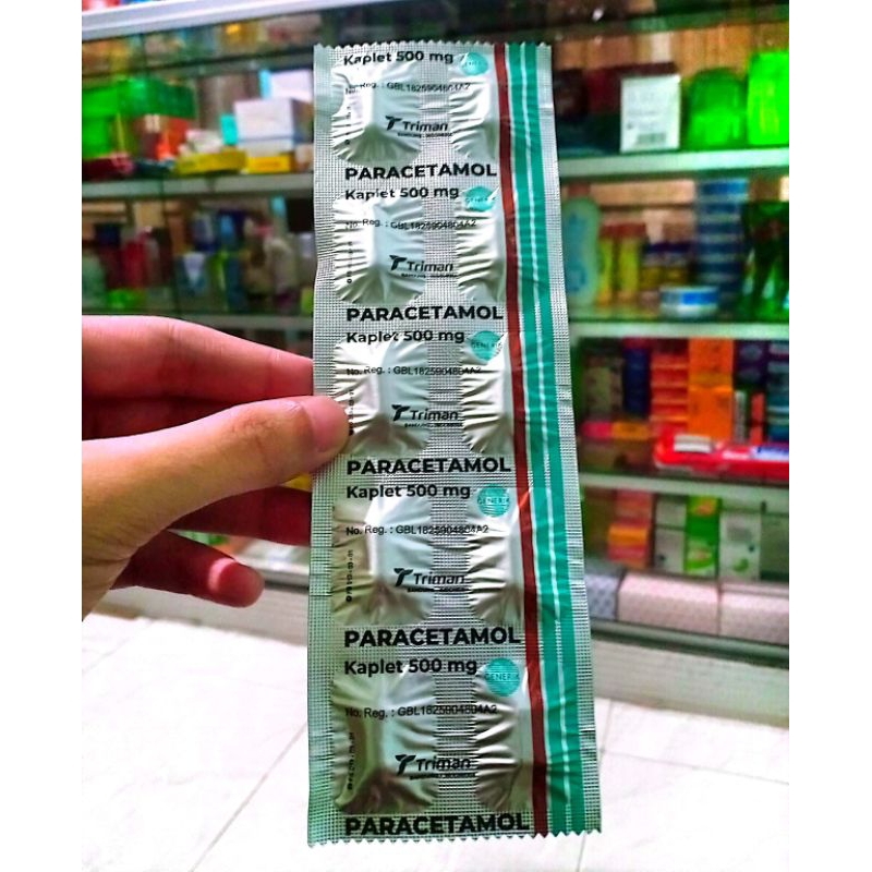 Jual PARACETAMOL TABLET (obat sakit kepala, sakit gigi, dan menurunkan ...