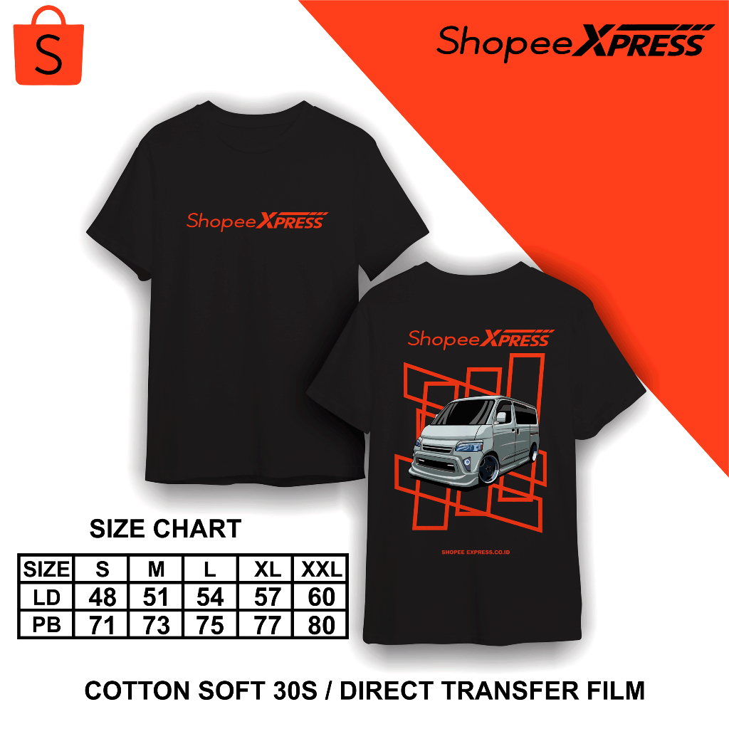 Jual SHOPEE EXPRESS KAOS SERAGAM SHOPEE DRIVER EXPRESS PRIA BAYAR DI ...