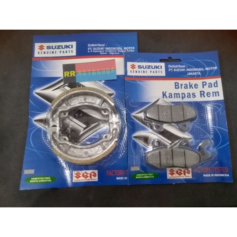 Jual PAKET SET KAMPAS REM DEPAN BELAKANG SMASH DISPAD DAN KANVAS TROMOL ...