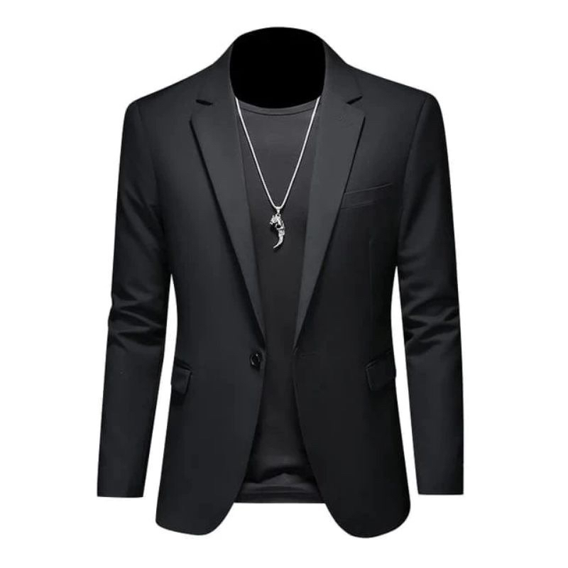 Jual Jas Blazer Pria Slim fit Formal Kantoran Wisuda Nikah | Shopee ...