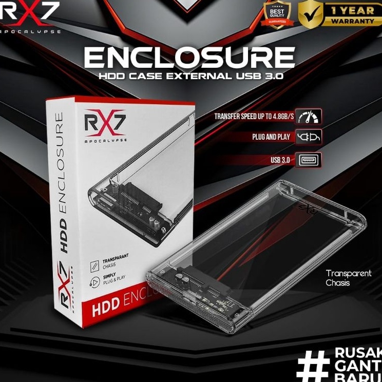 Jual Harga Promo RX7 SSD ENCLOSURE 2.5" SATA USB 3.0 EXTERNAL CASE ...