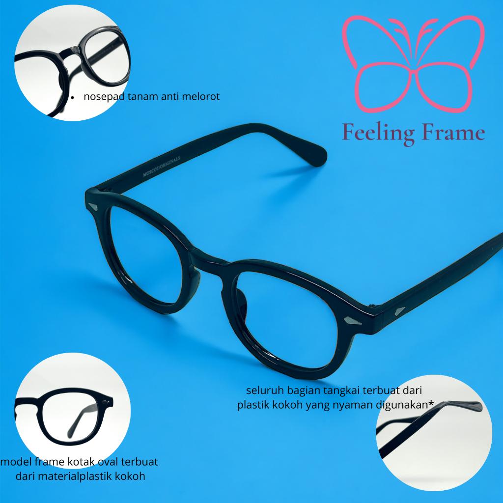 Jual FRAME KACAMATA PLASTIK KOKOH MODEL BULAT TEBAL ROMA SERIES ...