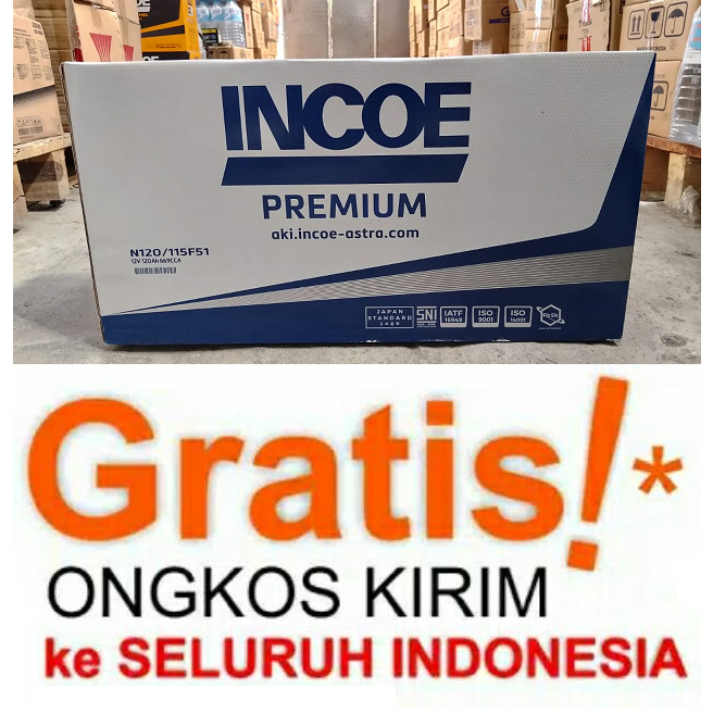 Jual incoe premium n120 original 120ah (harga promo) | Shopee Indonesia