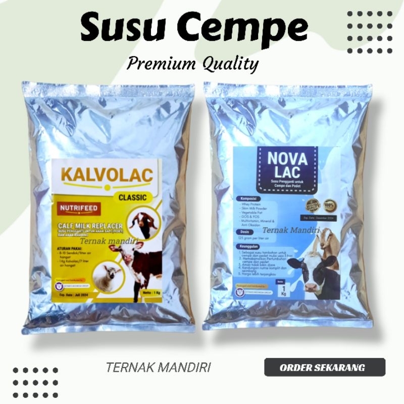 Jual SUSU KALVOLAC NOVA LAC susu terbaik anti diare untuk cempe dan ...