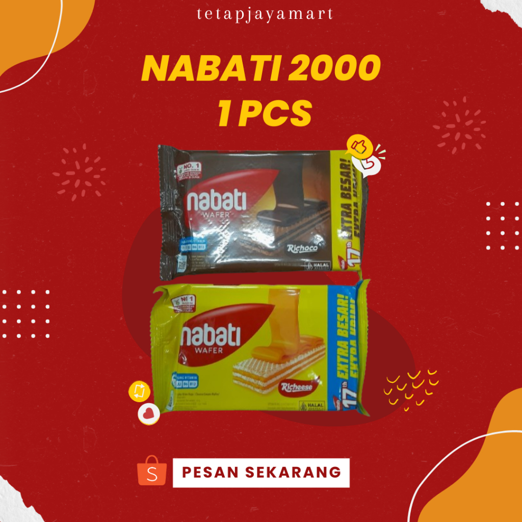 Jual Wafer Nabati 2000 - PCS | Shopee Indonesia