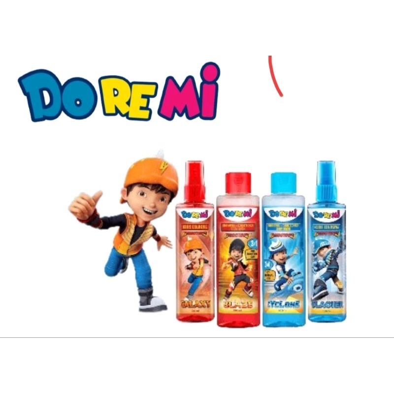 Jual Doremi boboboiy 3in1body wash 200ml & Doremi boboboiy colg 100ml ...