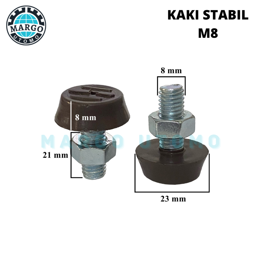 Jual Plastik Adjuster Kaki Stabil Meja Kursi D23 D19 T21 M8 Coklat - 4 PCS | Shopee Indonesia