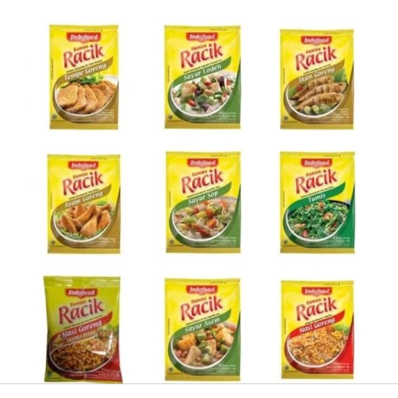 Jual Indofood Bumbu Racik Instant 20g | Shopee Indonesia