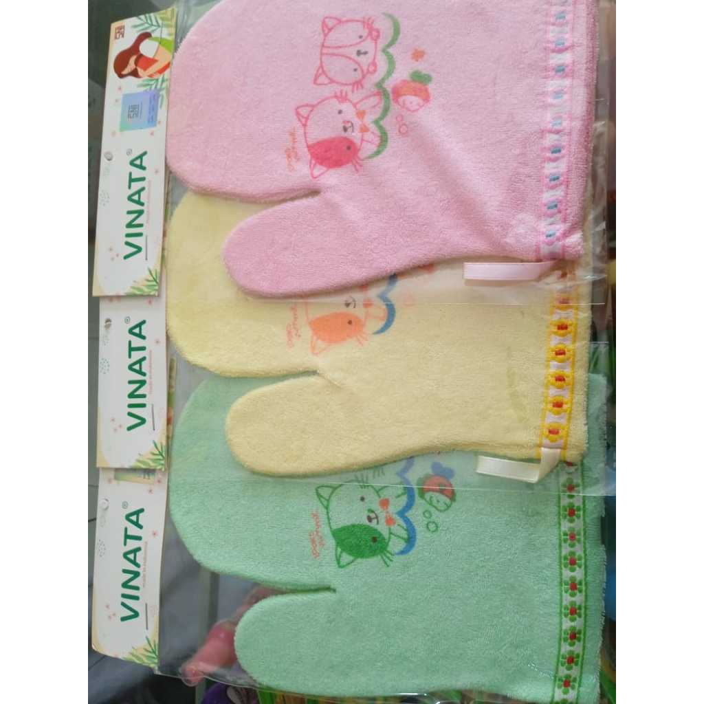 Jual WASHLAP BAYI HANDUK BENTUK JARI I WARNA RANDOM | Shopee Indonesia