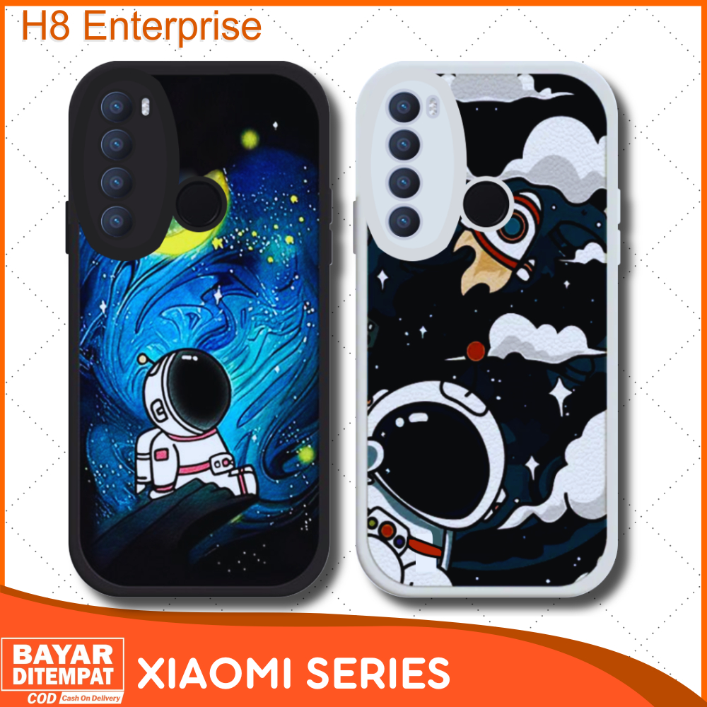 Jual Case Xiaomi Redmi A1 A2 A3 9A 10A 12 Note 8 Poco C61 M6 Pro 5G Casing Astronot Nasa Bulan ...