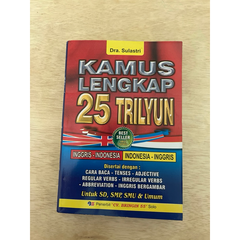 Jual KAMUS BAHASA INGGRIS LENGKAP 25 TRILYUN - BAHASA INDONESIA BAHASA ...