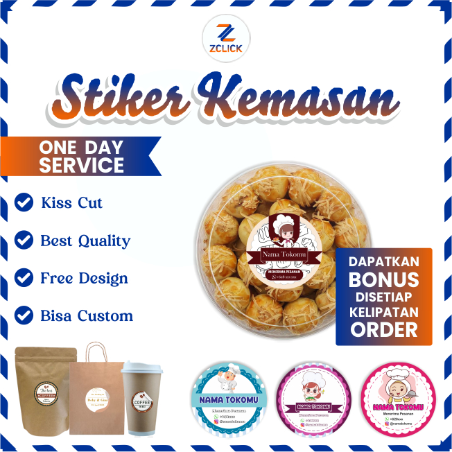 Jual STIKER/STICKER/STIKER LABEL/STIKER LABEL MAKANAN/CETAK LOGO STIKER ...