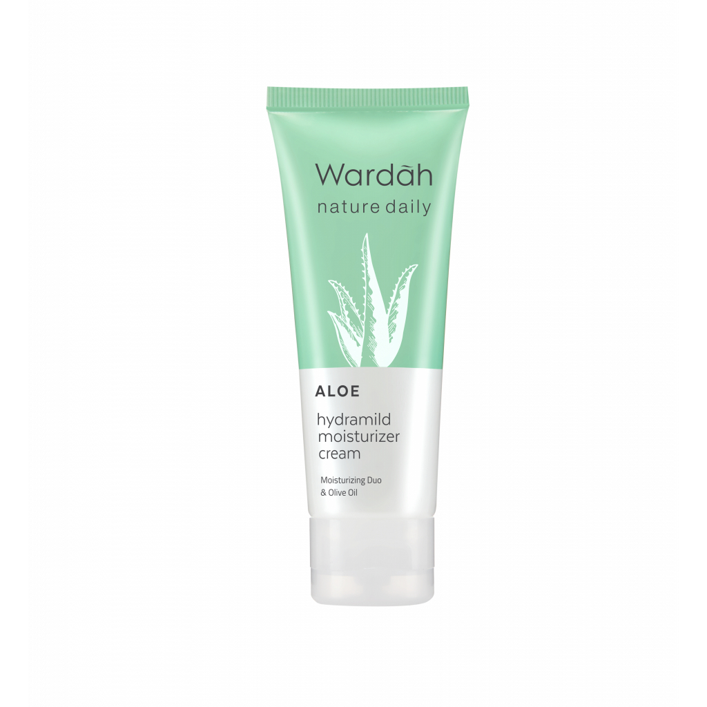 Jual Wardah Nature Daily Aloe Hydramild Moisturizer Cream 40 ml ...