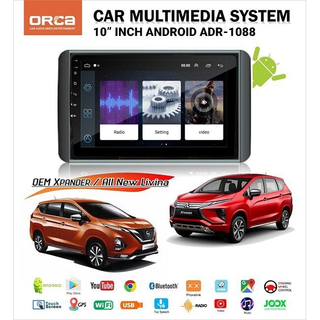 Jual Frame 10" Xpander Double Din Android Head Unit Tape Mobil 10 inch ...