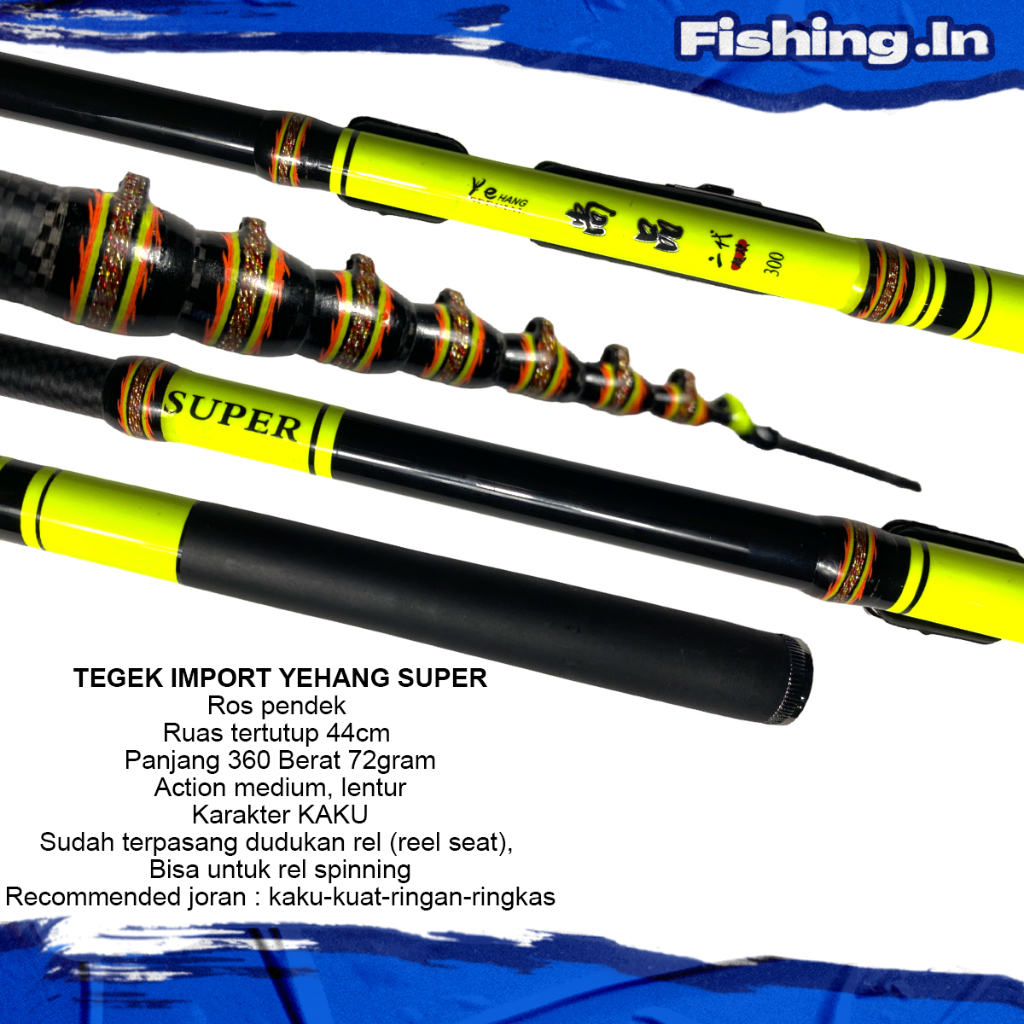 Jual NEW TEGEK YEHANG SUPER SPECIAL KOLONG PREMIUM Joran Mancing | Shopee Indonesia