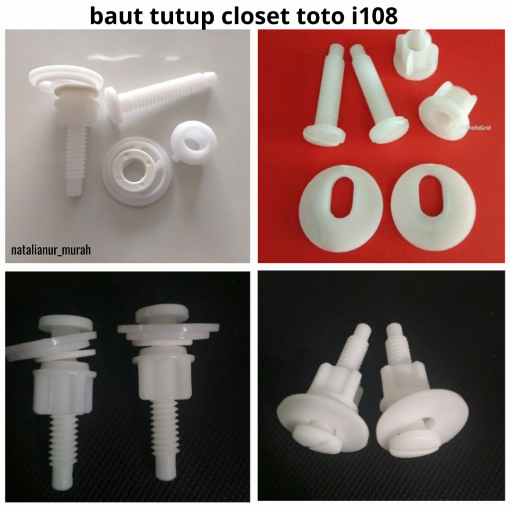 Jual Baut tutup closet Toto i108 / Baut tutup kloset Toto TC 505 / Baut ...