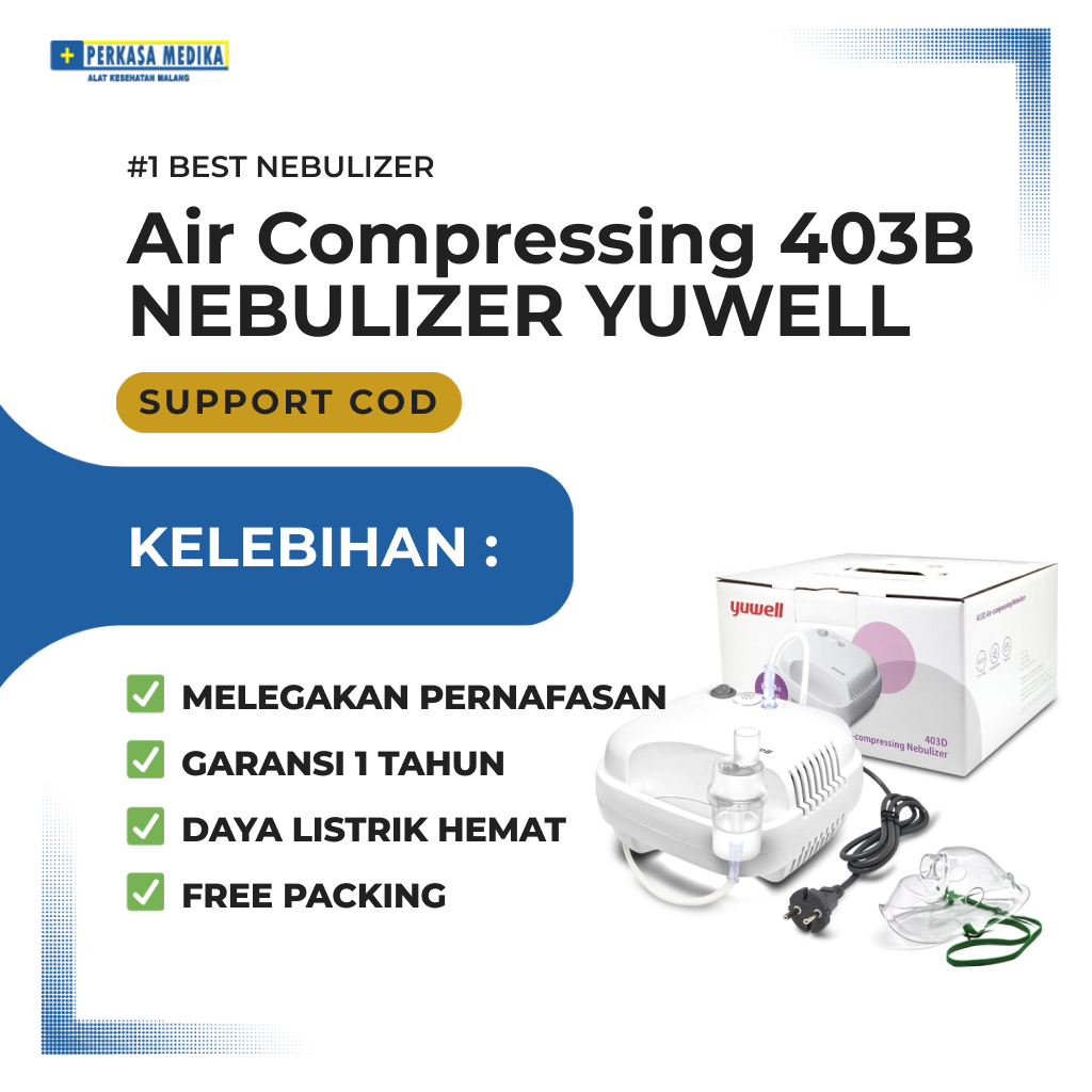 Jual Nebulizer Yuwell 403 D Air Compressing Nebulizer ALAT UAP TERAPI ...