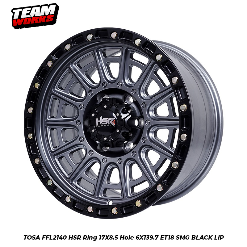 Jual velg mobil racing tosa hsr ring 17 offroad fortuner pajero ...