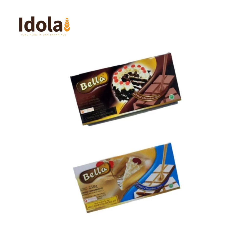 Jual Bella Chocolate Dark Compound 250 gr | Shopee Indonesia