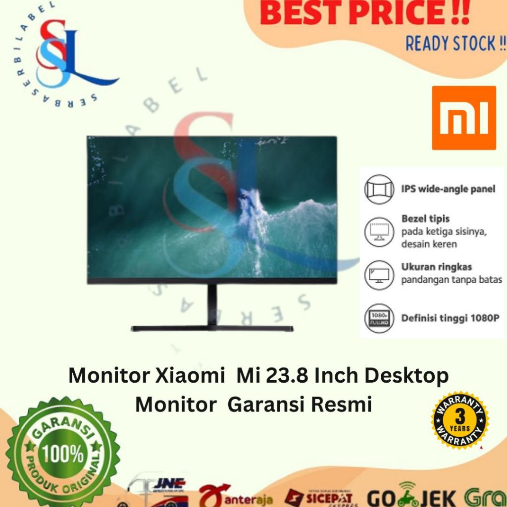 Jual Monitor Xiaomi Mi Desktop Monitor 23.8" Inch - Monitor 24" inch ...