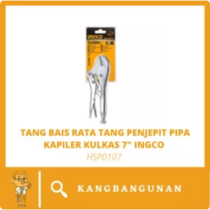 Jual TANG BAIS RATA TANG PENJEPIT PIPA KAPILER KULKAS 7" INGCO ...