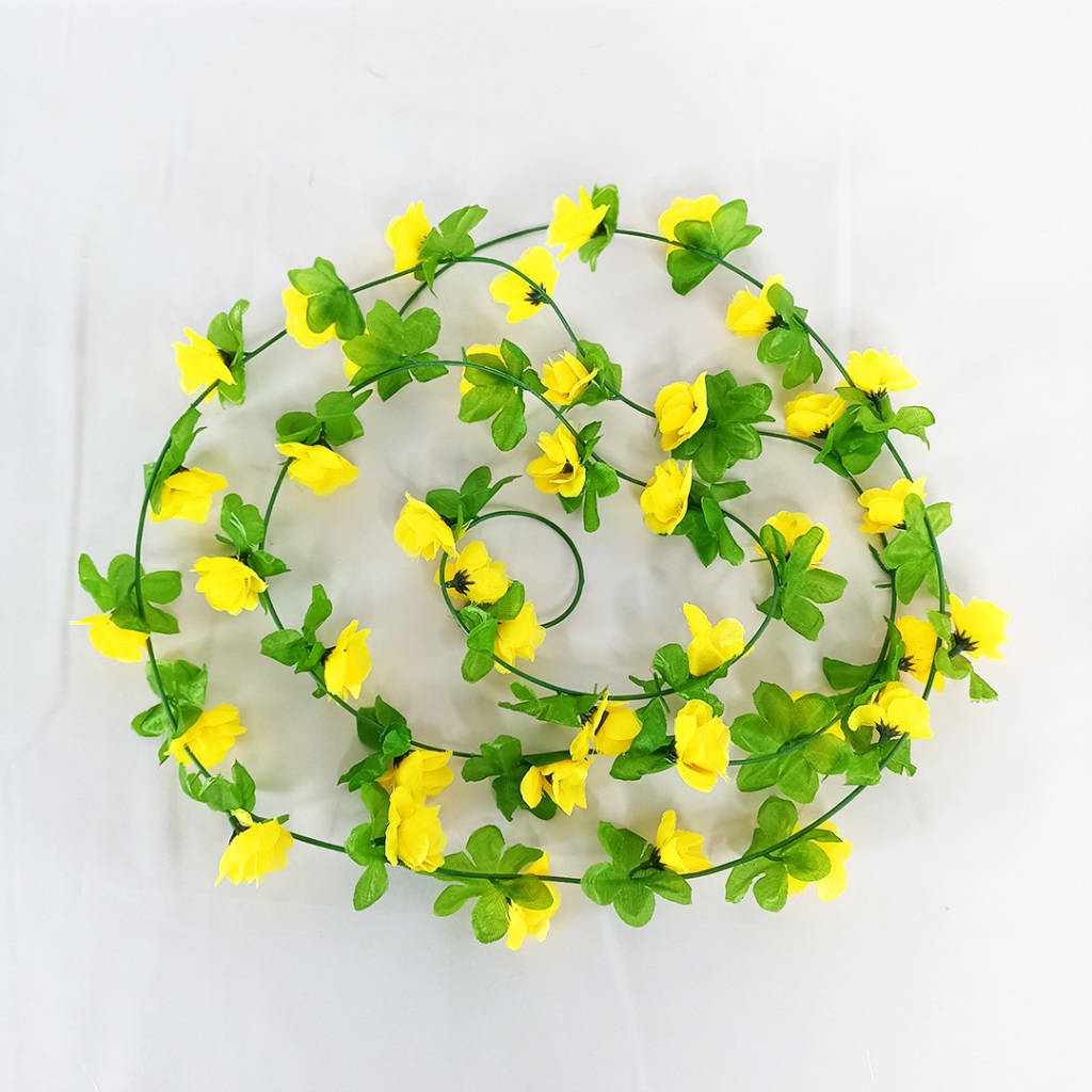 Jual BG / COD / Bunga Rambat Palsu Bunga Juntai Imitasi Mawar Rose ...