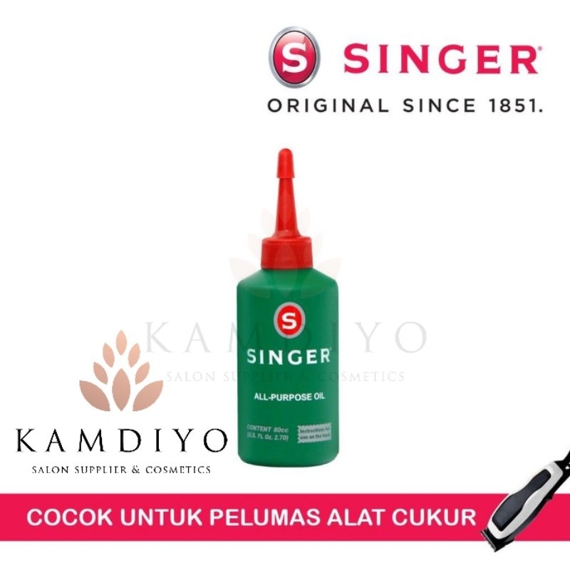 Jual Singer All Purpose Oil - 80ml | Minyak Pelumas Alat Cukur | Oli ...