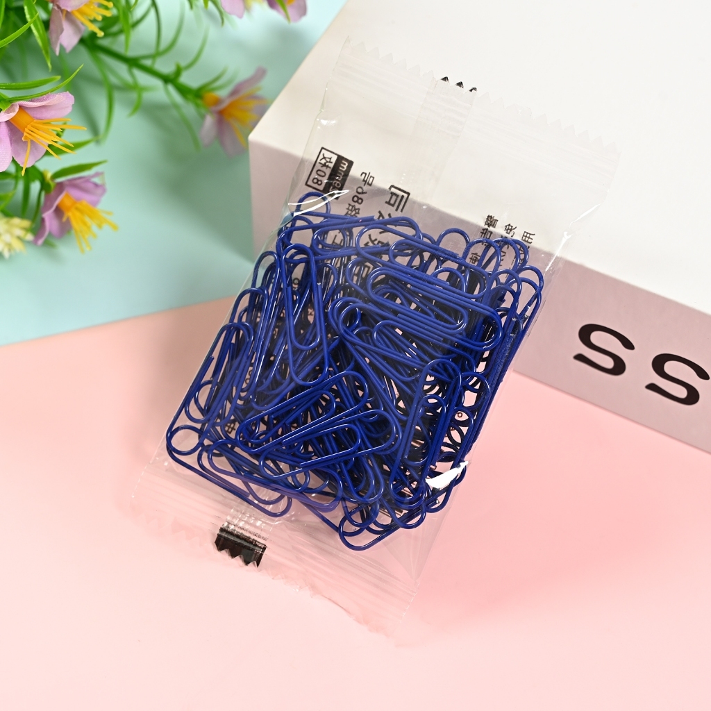 Jual Paper clip metalik/clip metalik/jepitan kertas/klip kertas/klip ...