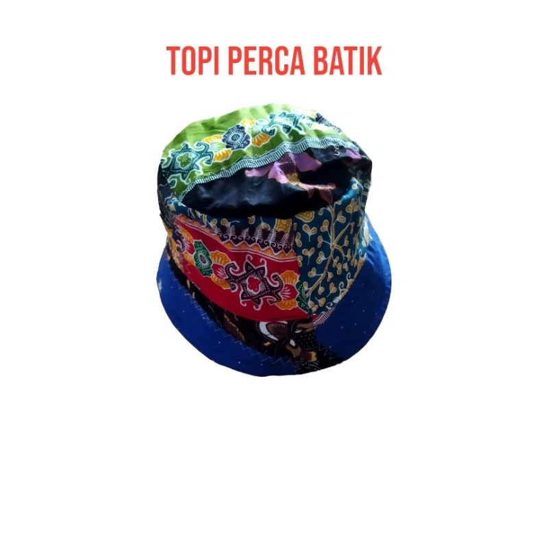 Jual topi perca batik topi pria wanita perca batik | Shopee Indonesia