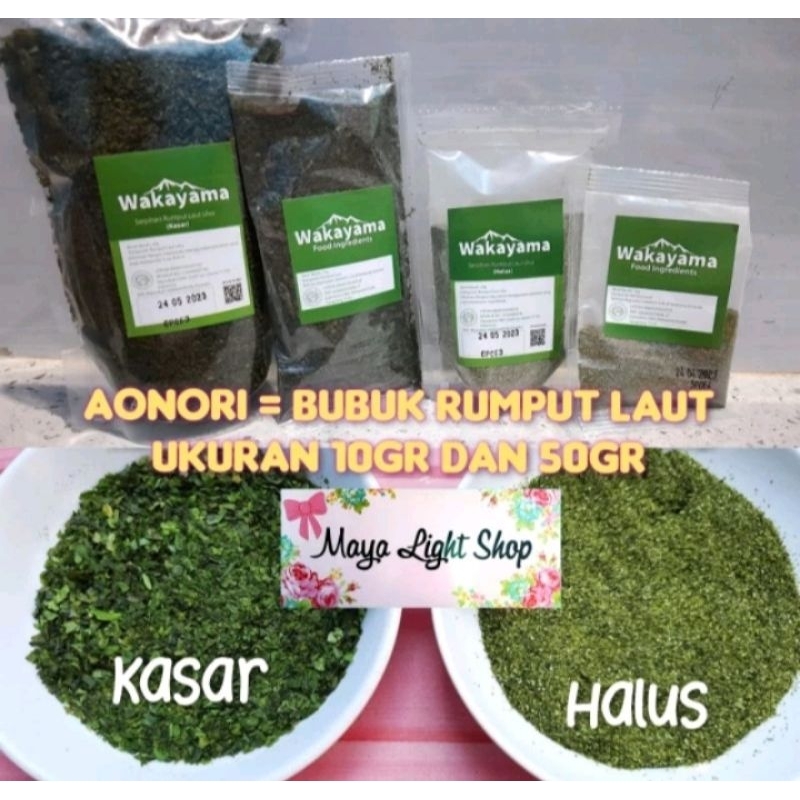 Jual Aonori 10gr bubuk nori powder mentai halal taburan tapkoyaki vegan ...