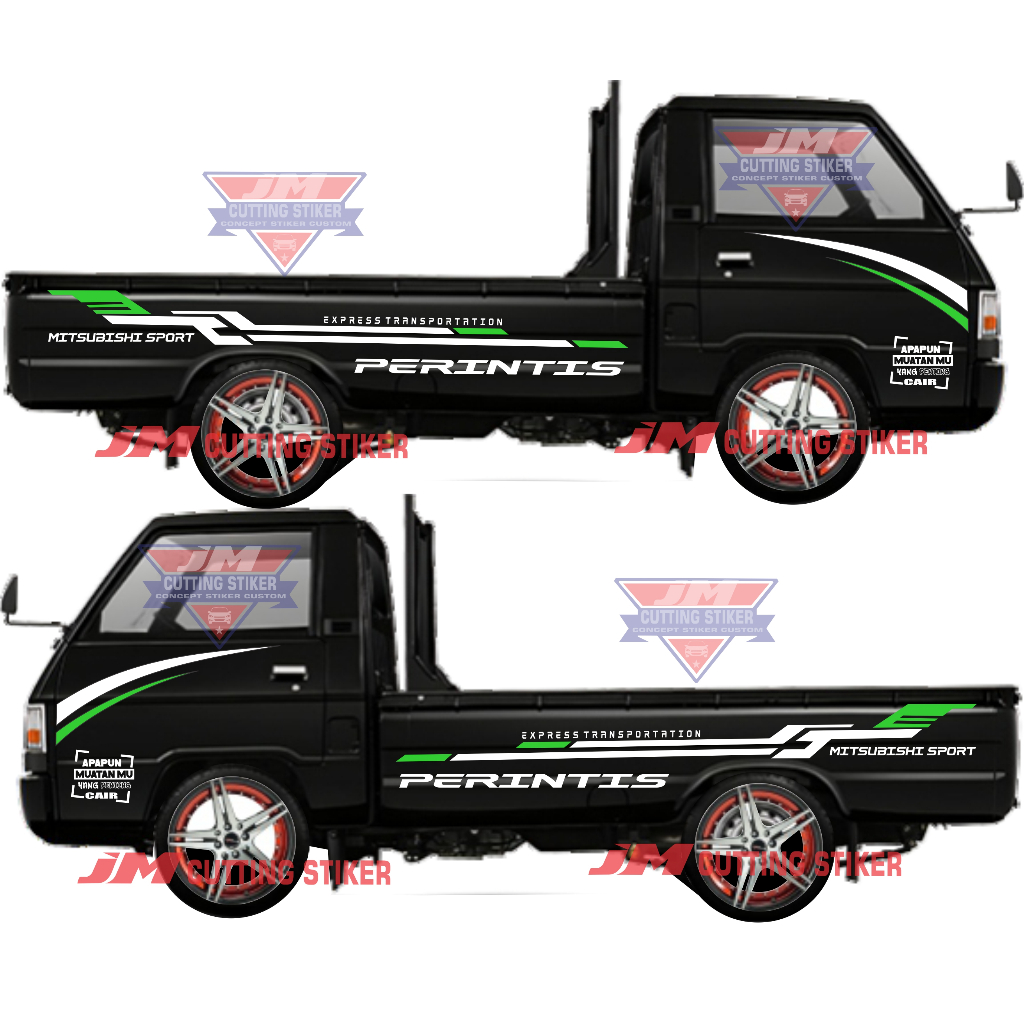 Jual Stiker pick mitsubishi up l300 cutting stiker body mobil l300 ...