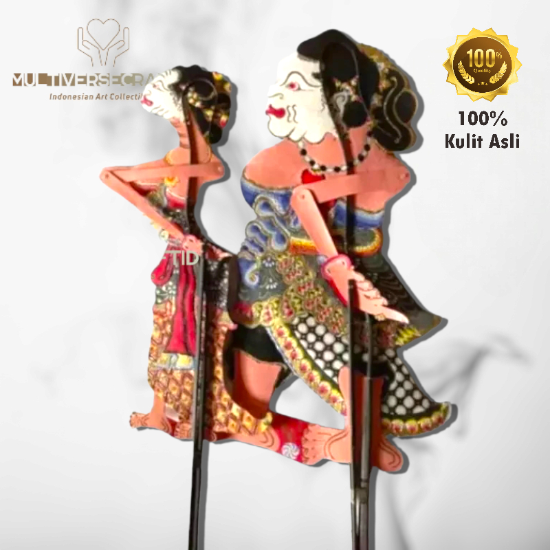 Jual Wayang Alusan Kulit Sapi ASLI Limbuk Cangik Alusan Ukuran Standar ...