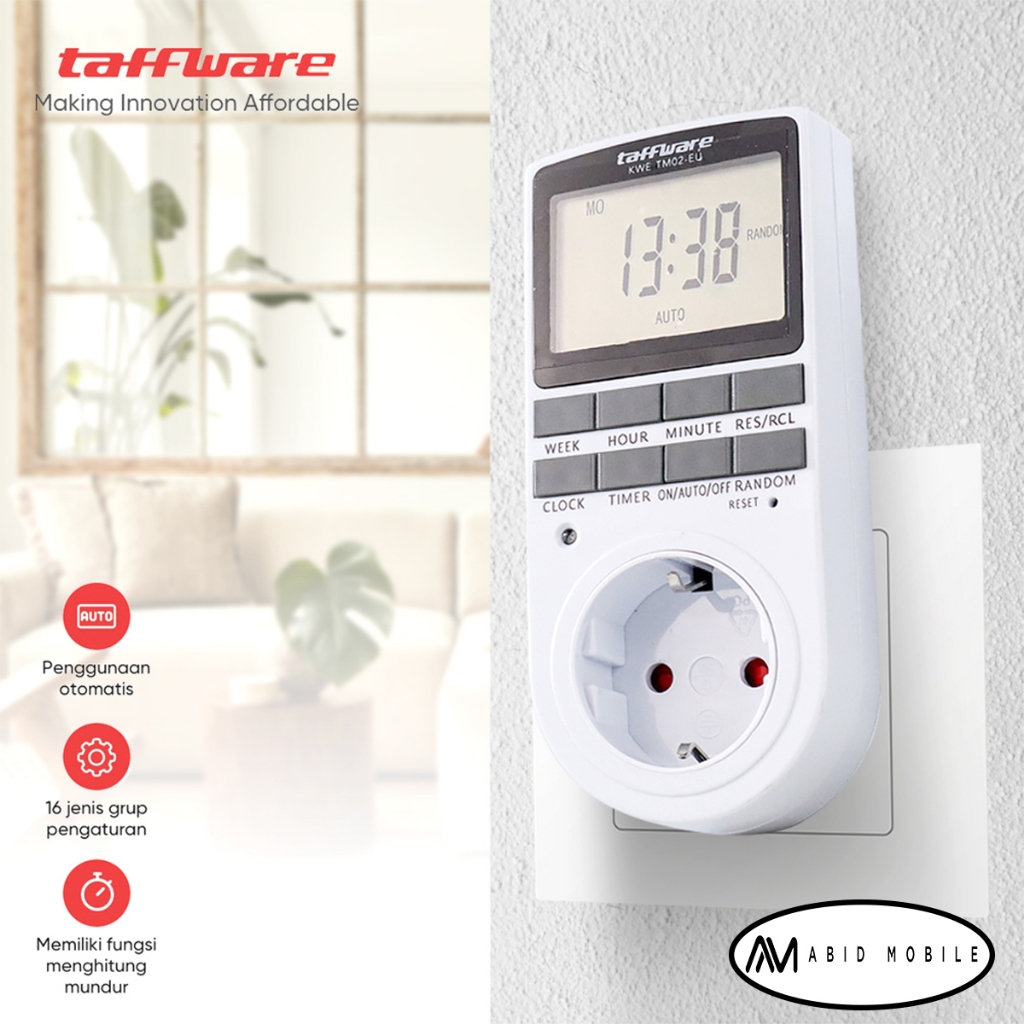 Jual STOP KONTAK TIMER DIGITAL LISTRIK / ALAT PENGATUR WAKTU / COLOKAN ...