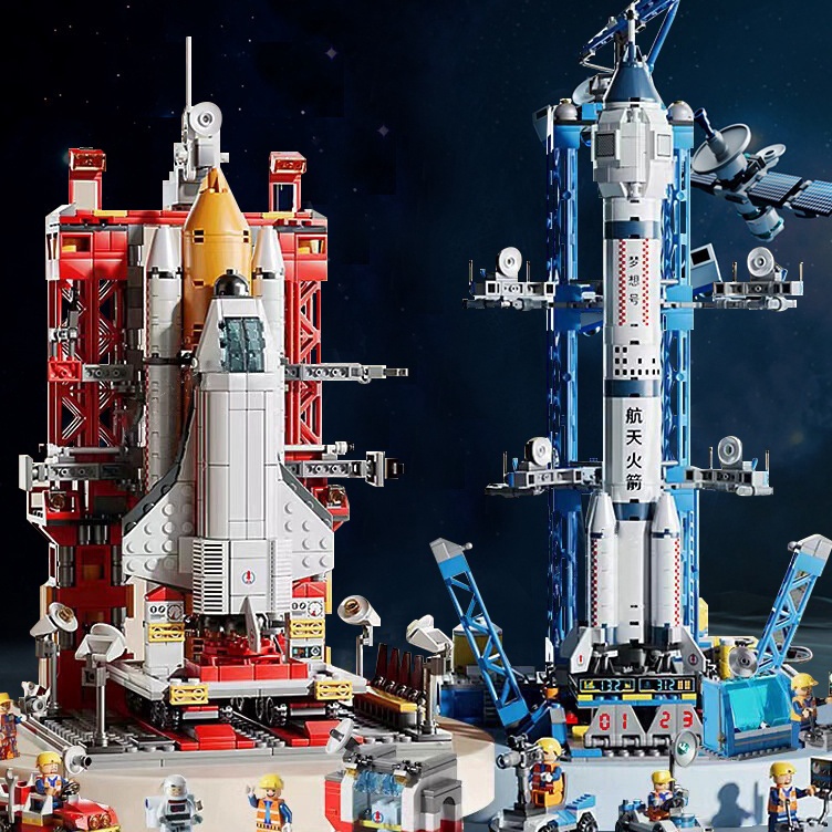 Jual Serbuu Space Shuttle Pesawat Ulang Alik Peluncuran Roket Mainan ...