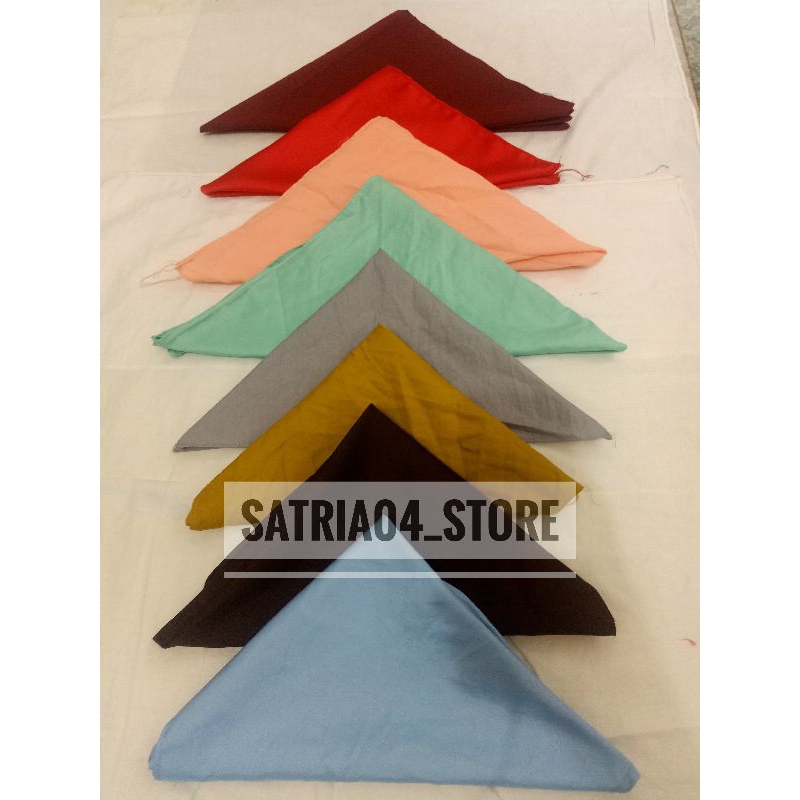 Jual slayer polos segitiga/slayer manasik haji/bandana cewek cowok ...