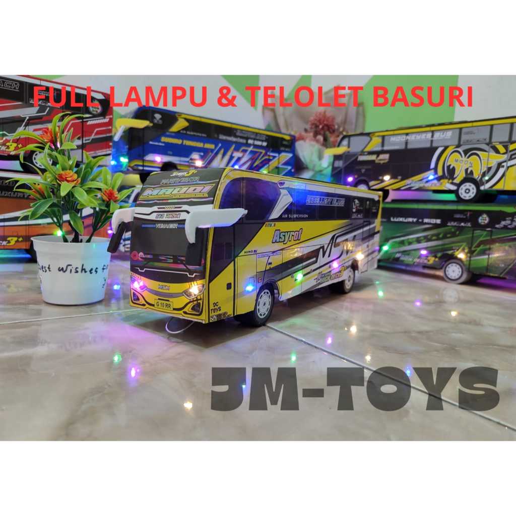 Jual MAINAN VIRAL BUS TELOLET MAUDI ASYROF FULL LAMPU | Shopee Indonesia