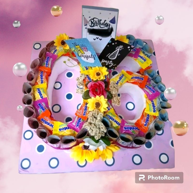 Jual Bahan Number Money Cake / Letter Bucket Uang Angka Hadiah Ulang ...