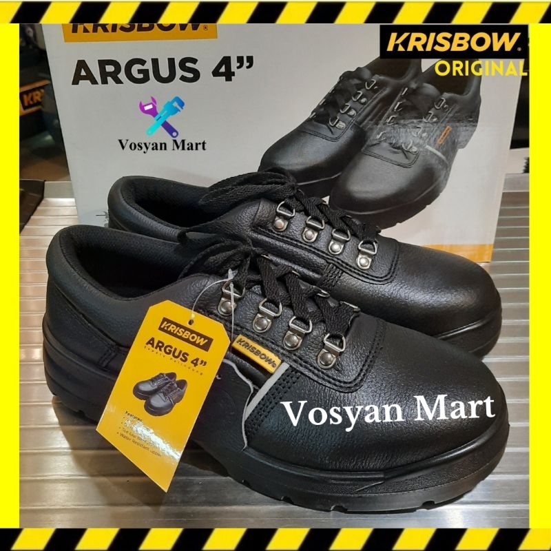 Jual Sepatu Safety Krisbow ARGUS 4" || Krisbow Safety Shoes ARGUS 4 ...