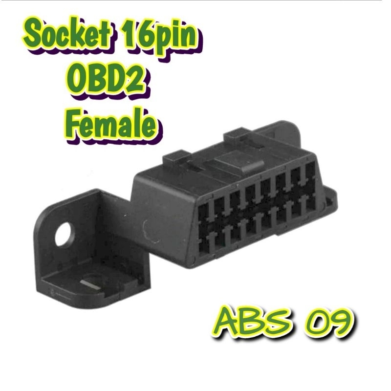 Jual Soket Socket Konektor Female OBD2 ECU Chery QQ | Shopee Indonesia