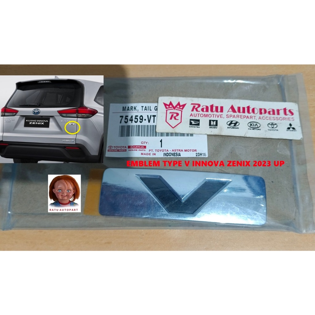 Jual Emblem Innova Zenix Type V tahun 2023 Up | Shopee Indonesia