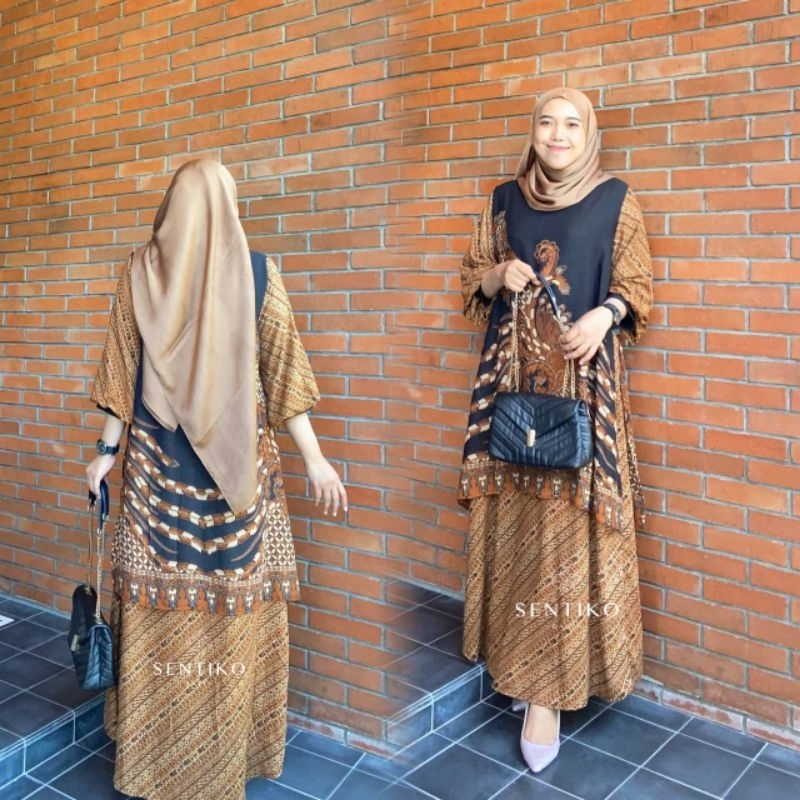 Jual Gamis Batik Pesta Elegant Mewah Rukmasara By Sentiko Batik ...