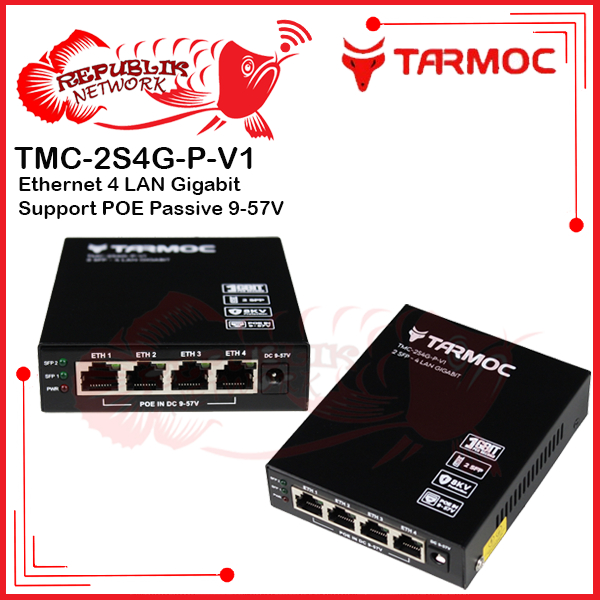 Jual Switch 4 Port Gigabit + 2 SFP Uplink POE | Switch Hub 4 Port ...