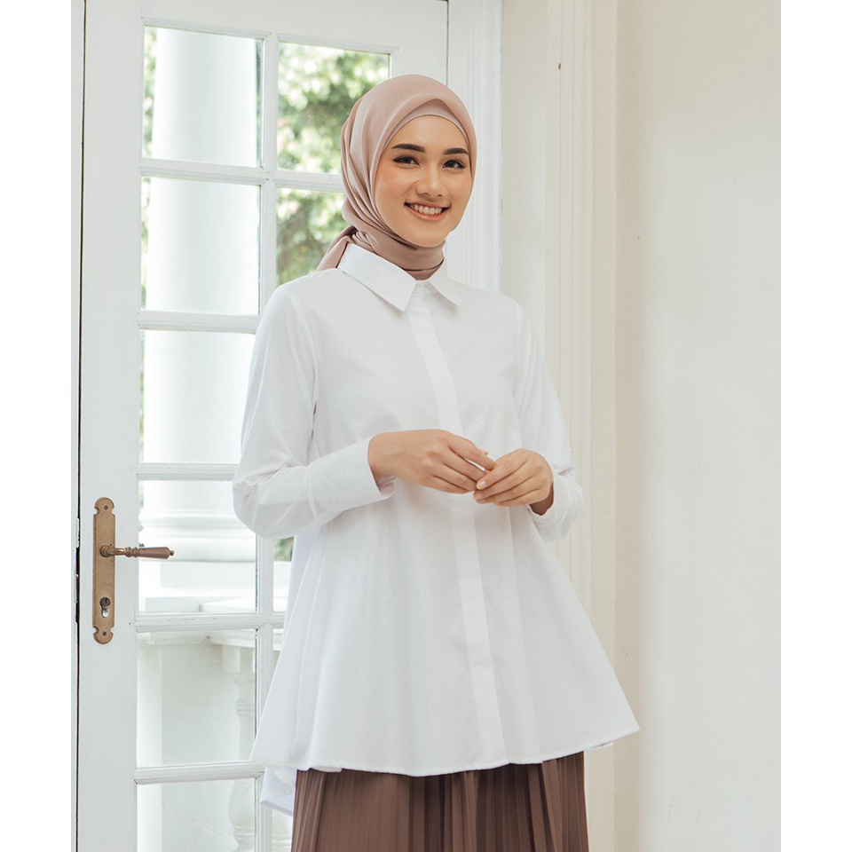 Jual MODEL PDV766 Geulis.id ARIANA TOP TUNIK KERJA / KEMEJA KERJA ...